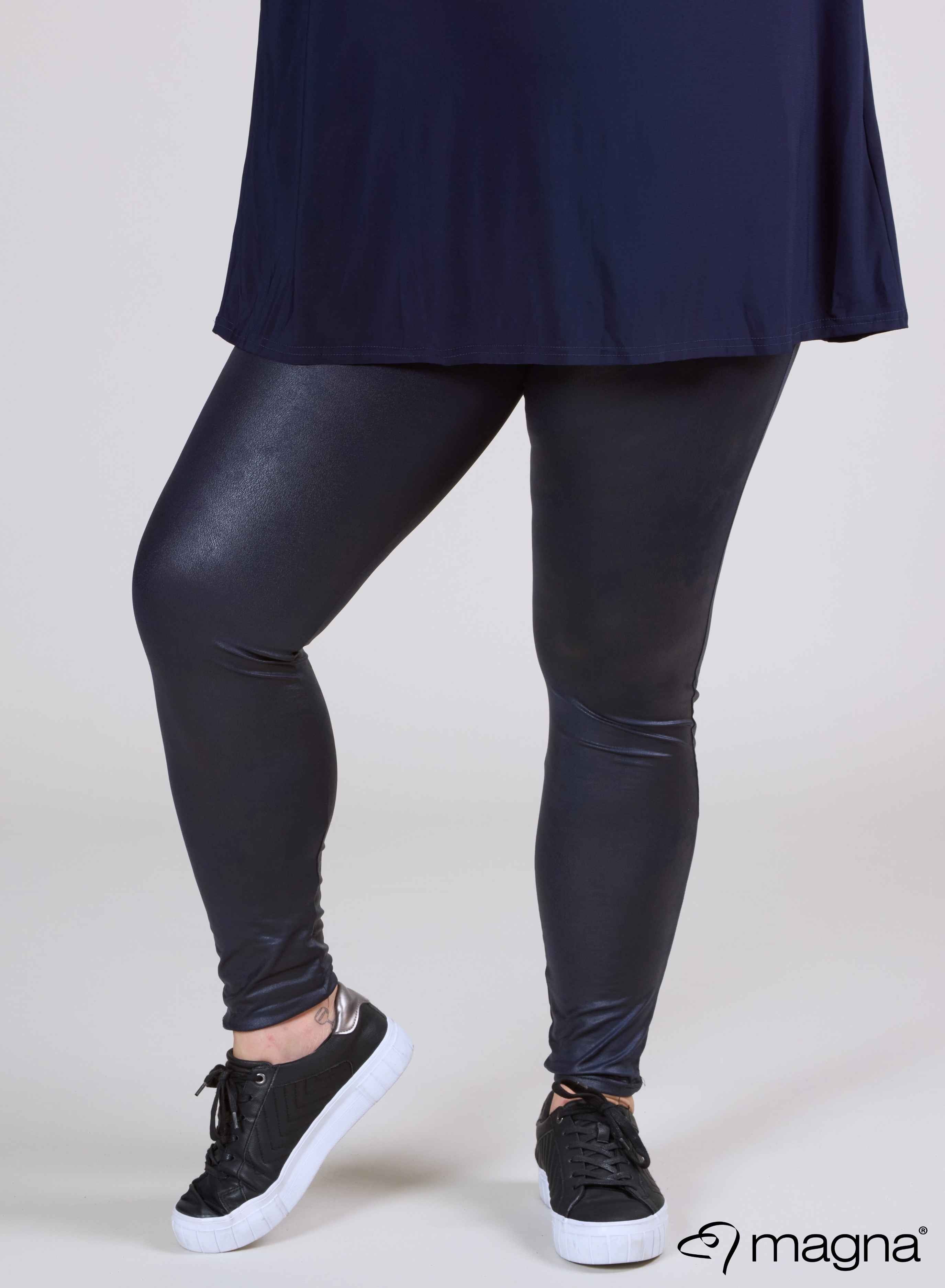 Magna Leather Look Legging Navy – MyStyleSquad